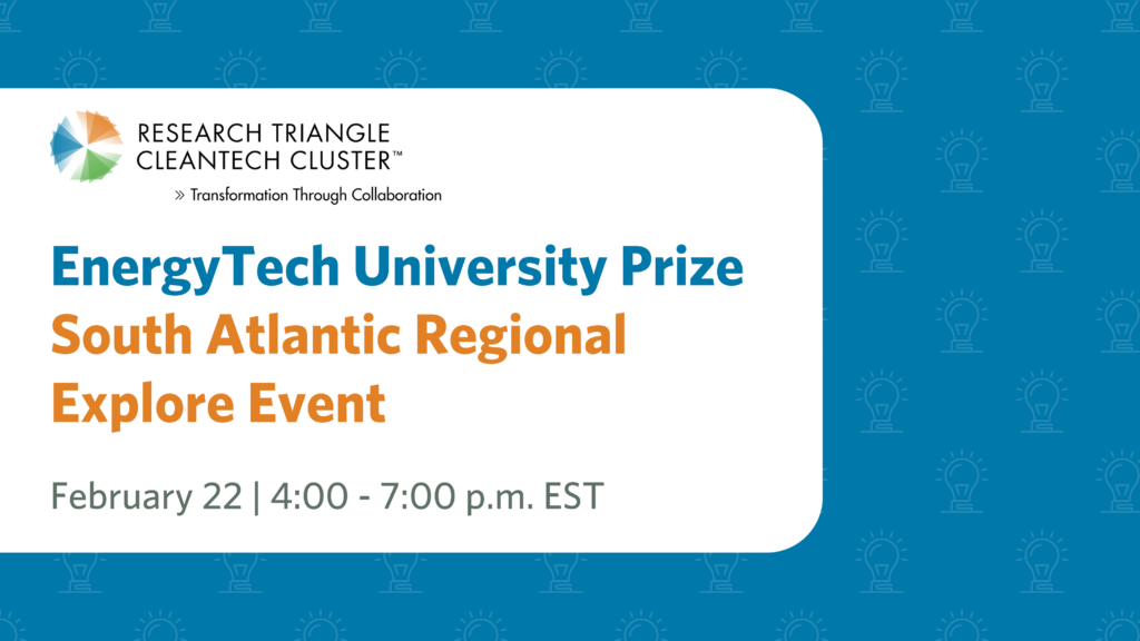 Research Triangle Cleantech Cluster Announces Winning Teams from South ...